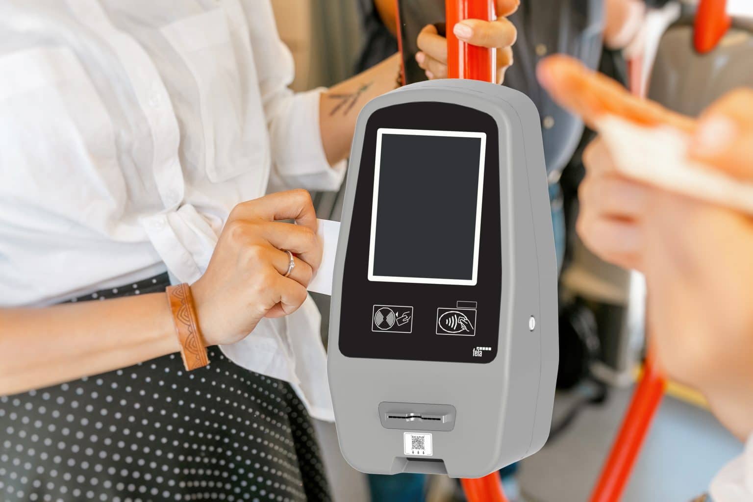 fela | Ticket vending machine for mobile use – cashless or for e-ticketing